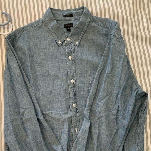 J. Crew | Shirts | J Crew Chambray Button Down | Poshmark